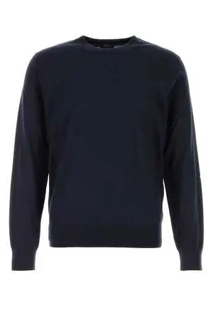Brioni Cashmere-silk Blend Sweater For - Blue