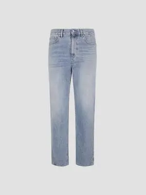 Gucci Washed Cigarette Trousers - Light Blue
