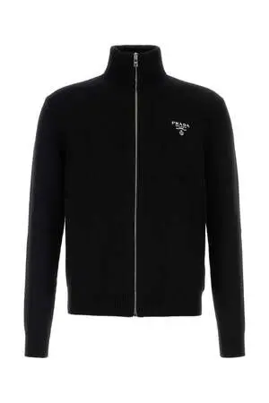Prada 100% Cashmere Cardigan - Black