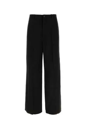 Balenciaga Twill Wide-leg Trousers
