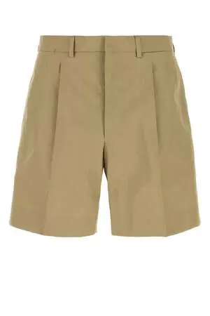 Prada Poplin Bermuda Shorts - Green