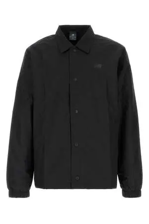 NEW BALANCE Polyester Zip Up Jacket With Stand Collar