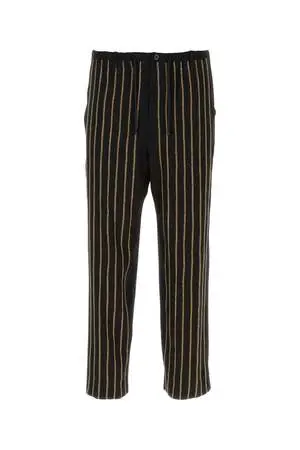 Dries Van Noten Viscose Blend Trouser Pant - Black