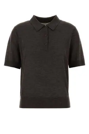 Loulou De Saison Cashmere Migo Polo Shirt - Brown