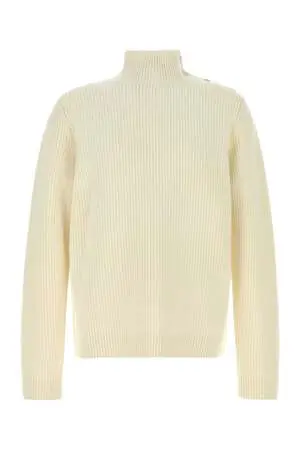 Prada Ivory Wool Sweater For - White
