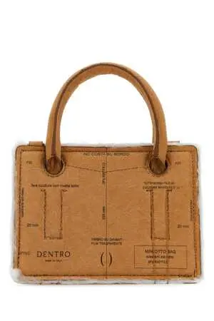 DENTRO Paper Mini Otto Paper Handbag - Printed