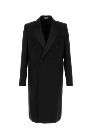 Alexander McQueen Double-breasted Wool Jacket With Notch Lapel