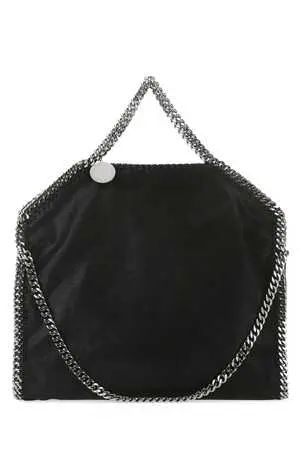 Stella McCartney Medium Shaggy Deer Falabella Shoulder Handbag - Black