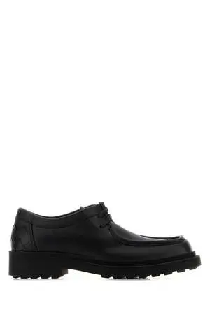 Bottega Veneta Leather Lace-up Shoes - Black
