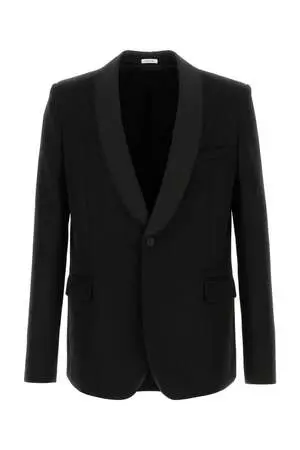 Alexander McQueen Wool Blazer - Black