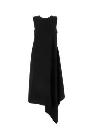 UMA WANG Aura Midi Dress - Black