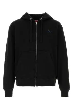 Kenzo Style Cotton Sweatshirt For - Black