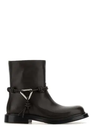 Bottega Veneta James Ankle Boots In Leather