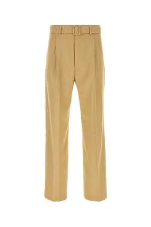 Dries Van Noten Viscose-blend Tailored Pant For - Camel