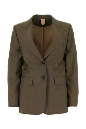 Max Mara Wool-mohair Peak Lapel Blazer
