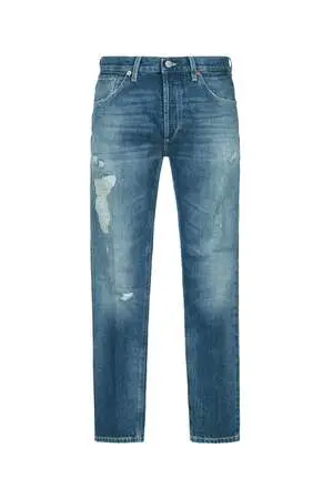 DONDUP Brighton" Distressed Cotton Jeans - Blue
