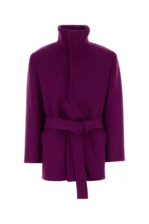 Saint Laurent Inspired Tailored Wool Jacket For - Purple
