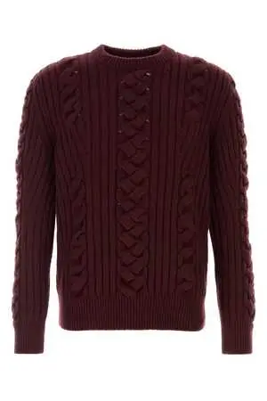 Alexander McQueen Wool-cashmere Sweater - Burgundy