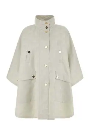 Max Mara Chalk Jacquard Cape