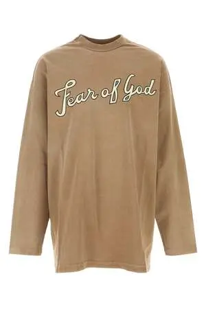 Fear Of God Biscuit Cotton Oversize T-shirt