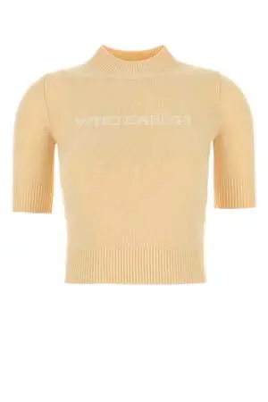 Sportmax SPORTMAX Renon Wool-Cashmere High Neck Sweater Avorio
