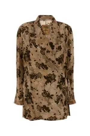 UMA WANG Printed Satin Blazer