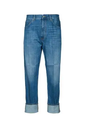DONDUP Paco Cotton Trousers For - Blue