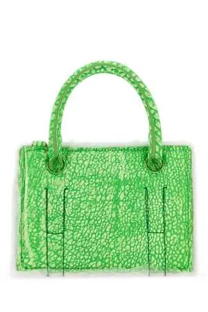 DENTRO Mini Leather Otto Handbag - Printed