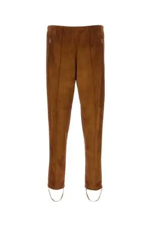Prada Style Caramel Suede Pants For - Camel