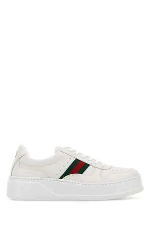 Gucci Leather Sneaker - White