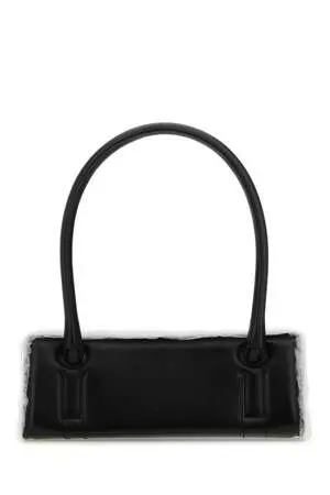 DENTRO Radar Mini Leather Shoulder Handbag - Black