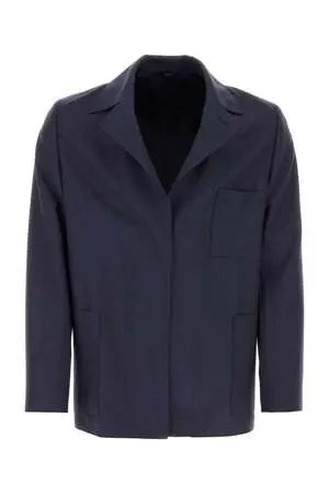 Fendi S Virgin Wool Blazer - Blue
