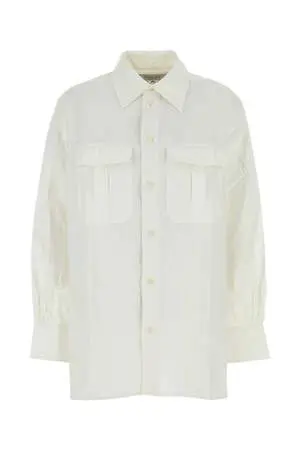 MARINE SERRE Cotton Shirt - White