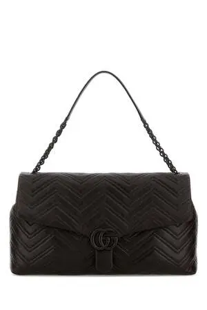 Gucci Gg Harmont Calfskin Varnish Plexiglass Handbag