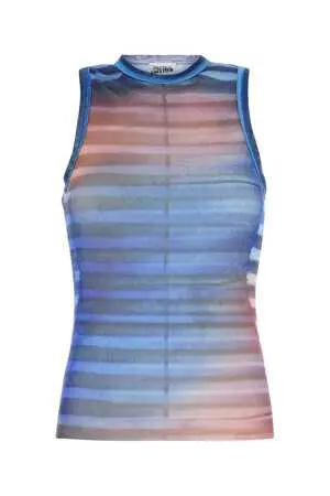 JEAN PAUL GAULTIER Mesh Tank Top - Printed
