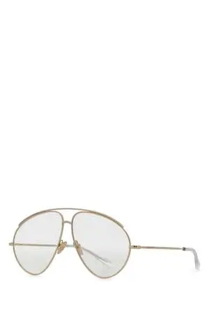 Gucci Aviator Eyeglasses - Gold