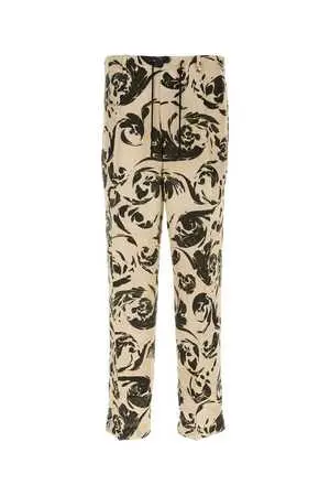 Dries Van Noten Viscose Penny Pant For - Printed