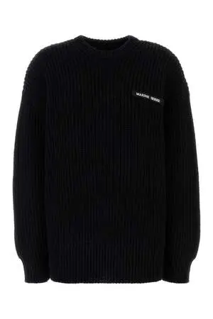 MARINE SERRE Oversize Cotton Knit Sweater