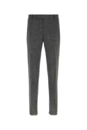 Alexander McQueen Embroidered Wool Cigarette Pant