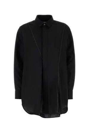 Sacai Polyester-wool Blend Shirt