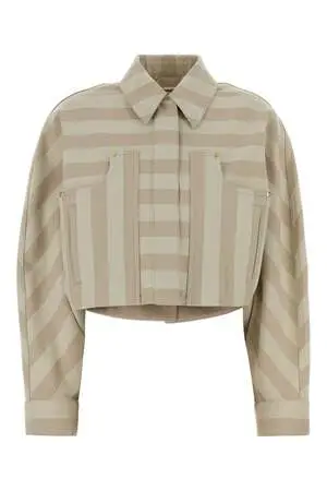 Fendi Embroidered Drill Jacket For