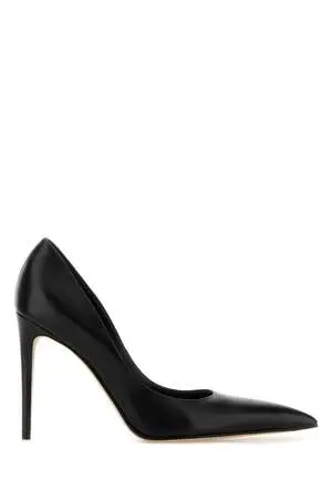 Alexander McQueen Leather Pumps With 11 Cm Heel For - Black
