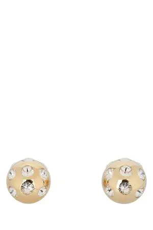 Jacquemus Crystal Drop Earrings - Goldcrystal