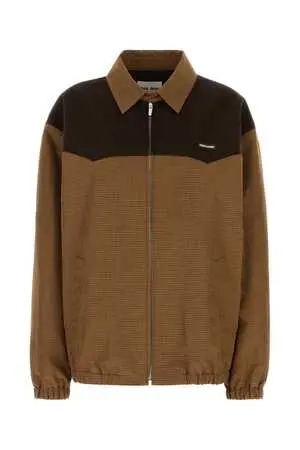 Miu Miu Embroidered Cotton Jacket - Checked