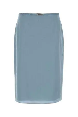 Gucci Silk Skirt - Light Blue