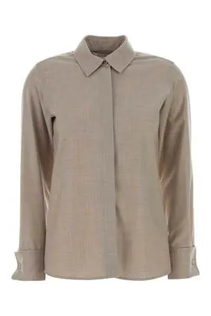 Max Mara Stretch Cashmere Tebaide Shirt