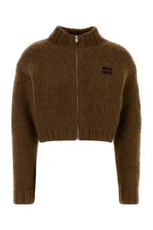 Miu Miu Cashmere Zip-up Cardigan