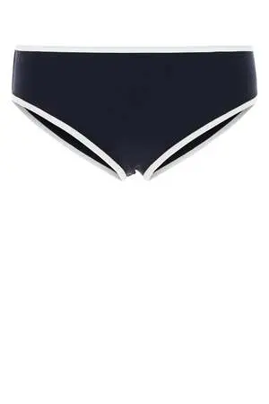 Miu Miu Midnight Stretch Nylon Bikini Bottom - Blue