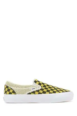 VANS Embroidered Lx Classic Slip-on Sneakers - Checked