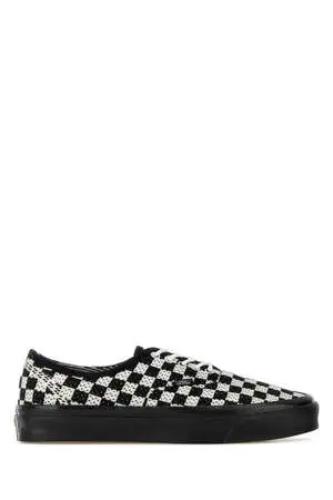 VANS Embroidered Canvas Authentic Sneaker For - Checked